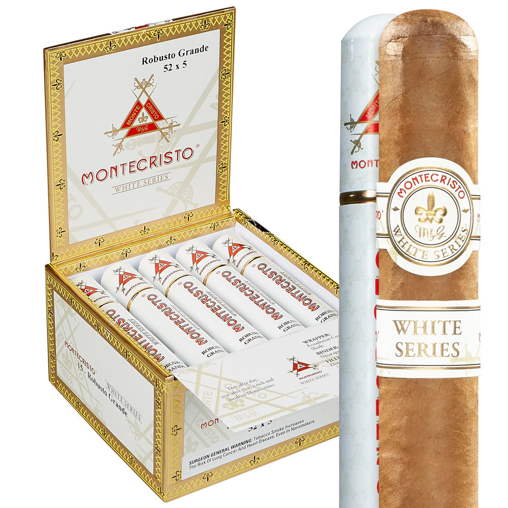 Montecristo White Series- Robusto Grande – DWCigars